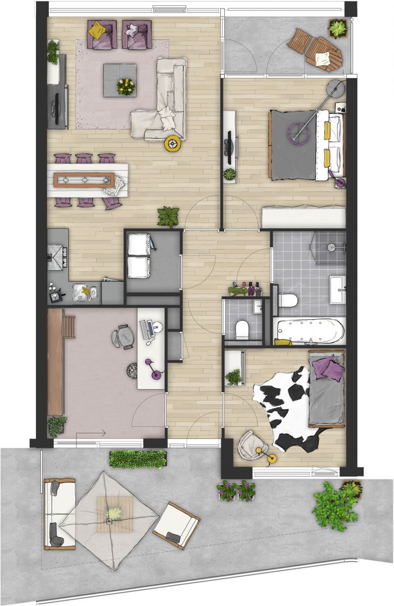 Appartement 9 in Groot Baronie